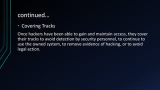 Ethical hacking | PPT