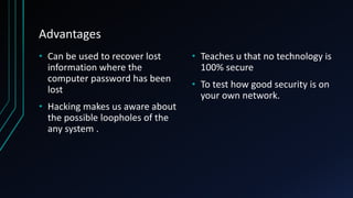 Ethical hacking | PPT