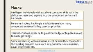 Ethical hacking (Hackingmantra) | PPTX | Operating Systems | Computer Software and Applications