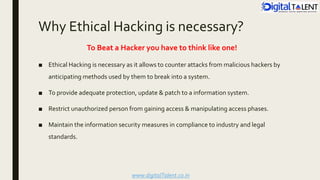 Ethical hacking (Hackingmantra) | PPTX | Operating Systems | Computer Software and Applications