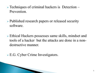 Ethical Hacking | PPT