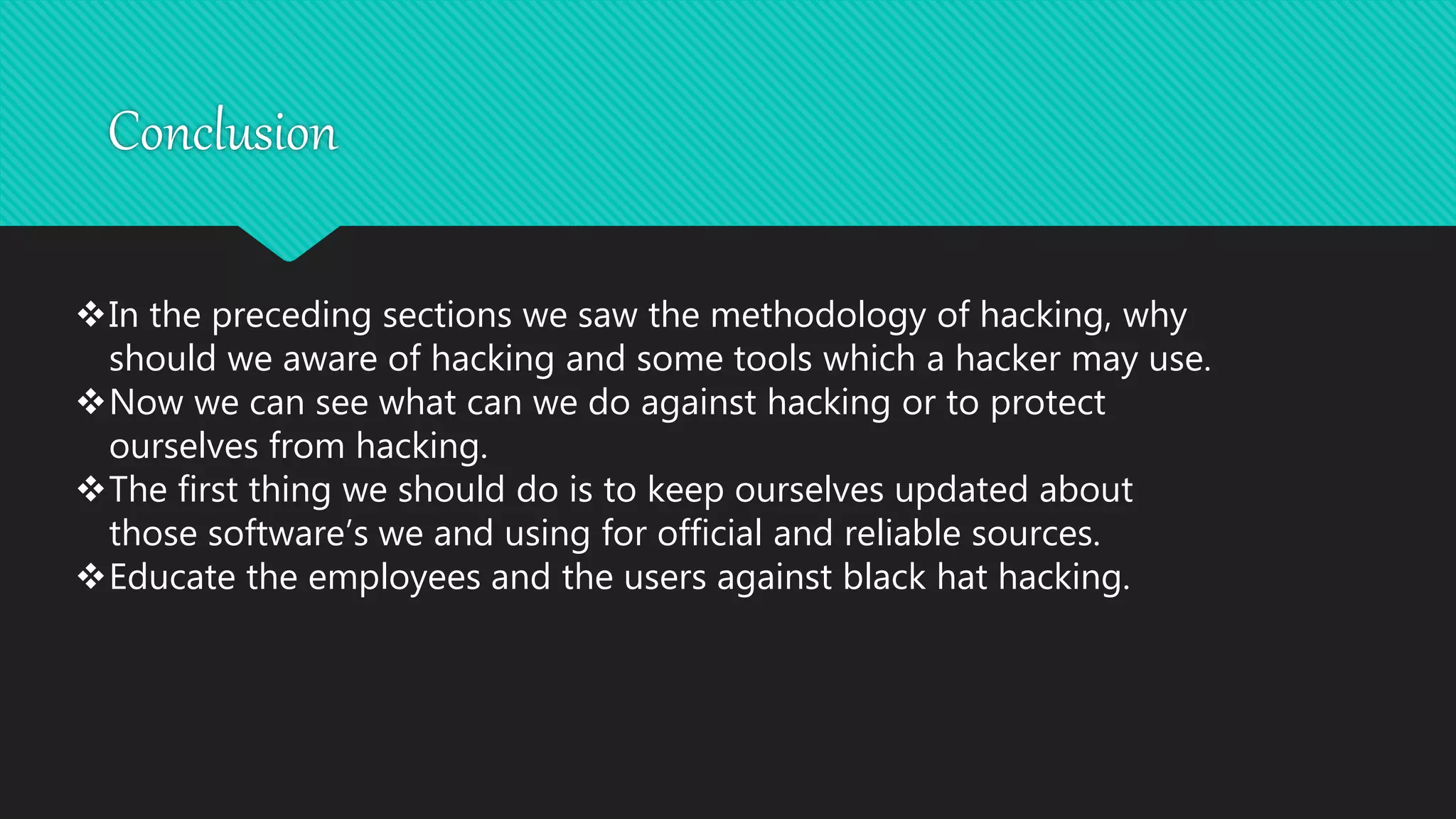 Ethical hacking | PPTX
