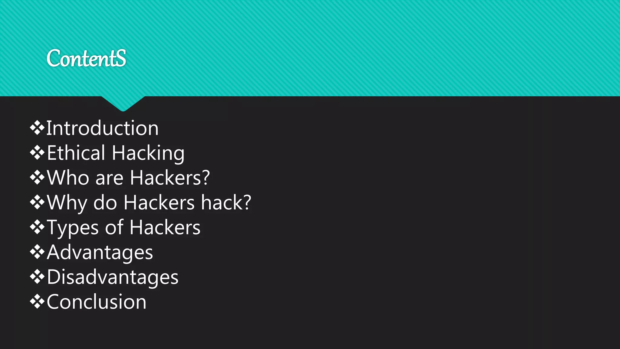 Ethical hacking | PPTX