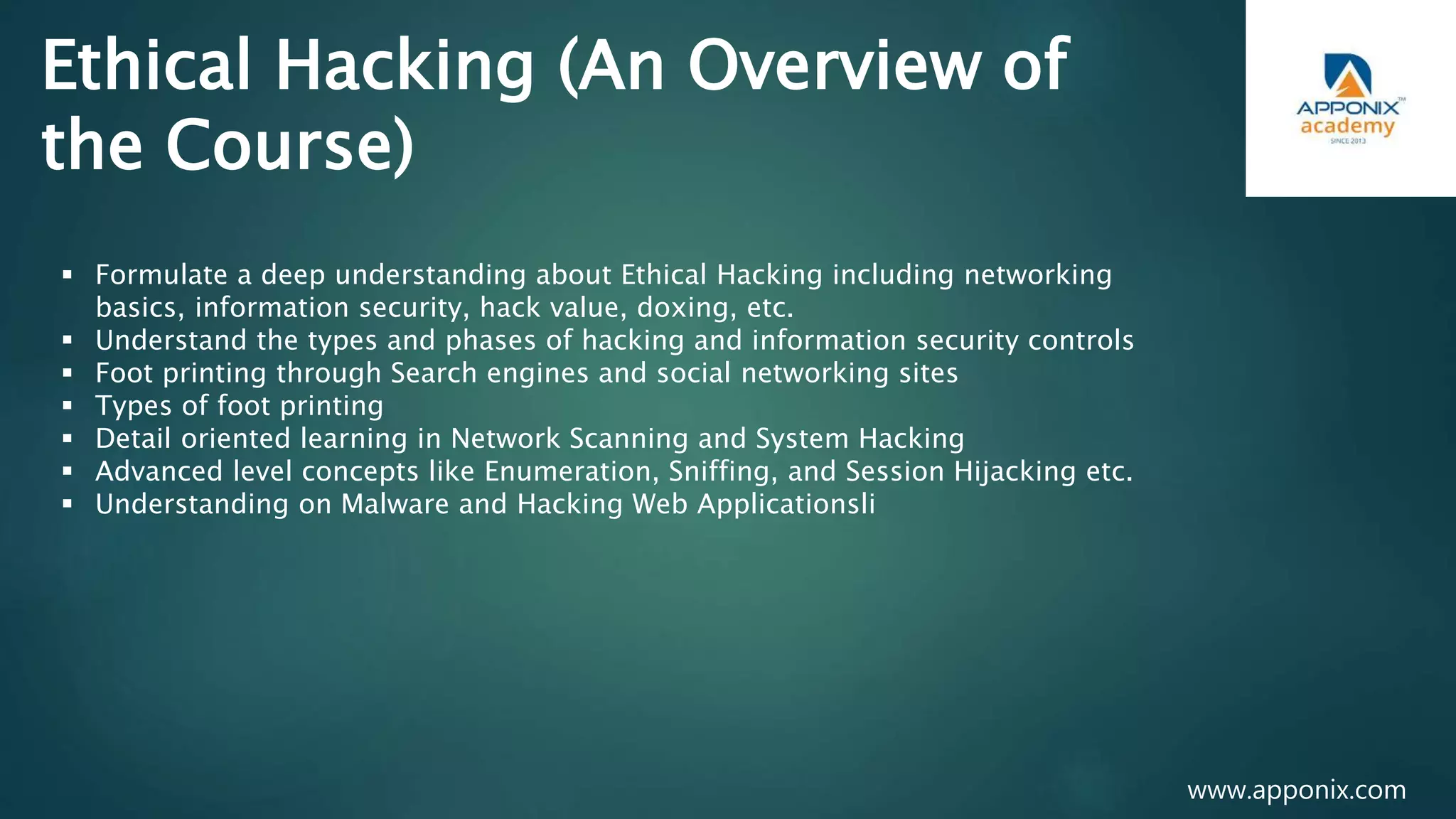 Ethical hacking | PPT