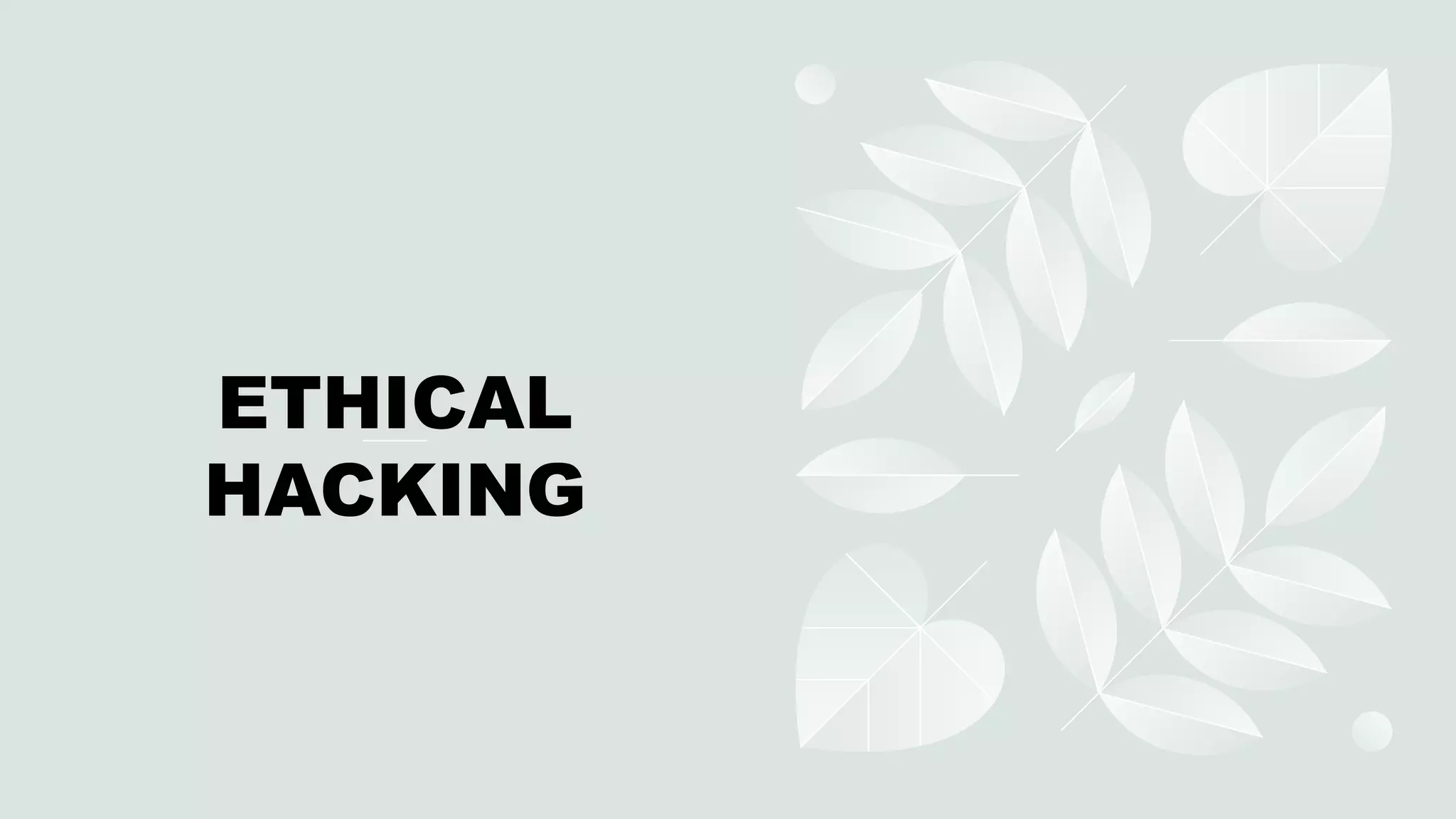 ETHICAL HACKING.pptx | Information and Network Security | Computing