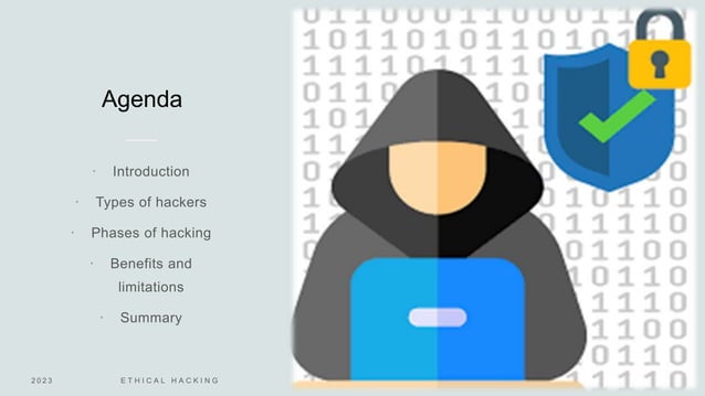 ETHICAL HACKING.pptx | Information and Network Security | Computing