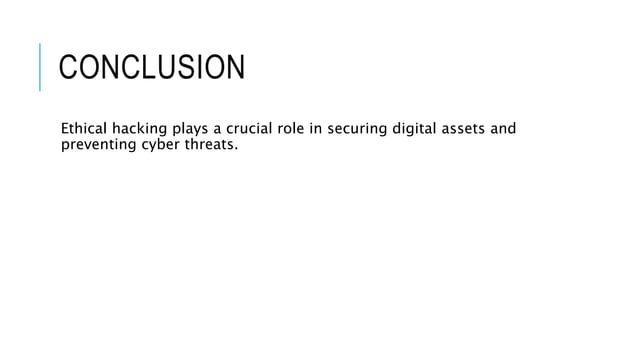 24th century Ethical Hacking process for Education | PPT
