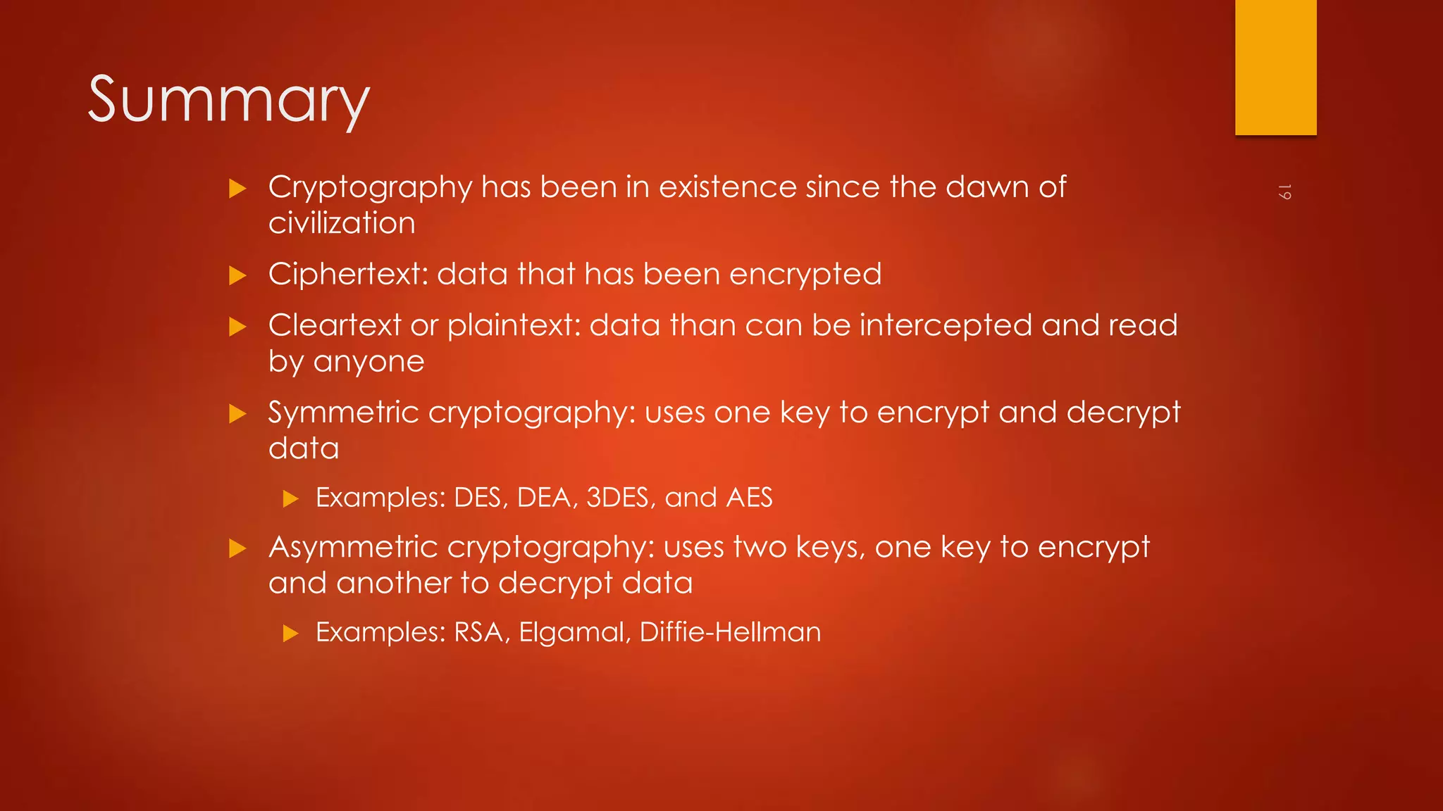 Ethical hacking Chapter 12 - Encryption - Eric Vanderburg | PPT