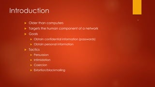 Ethical hacking Chapter 5 - Physical Information Gathering - Eric Vanderburg | PPT