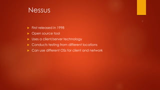 Ethical hacking Chapter 6 - Port Scanning - Eric Vanderburg | PPTX