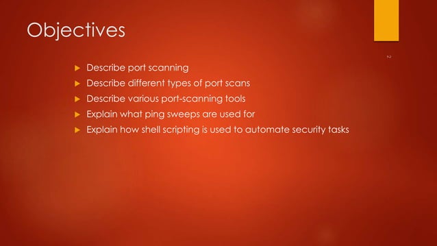 Ethical hacking Chapter 6 - Port Scanning - Eric Vanderburg | PPTX | Operating Systems ...