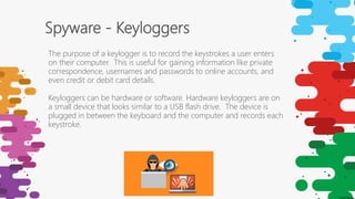 Ethical hacking trojans, worms and spyware | PPTX