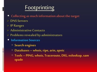 Ethical hacking | PPTX