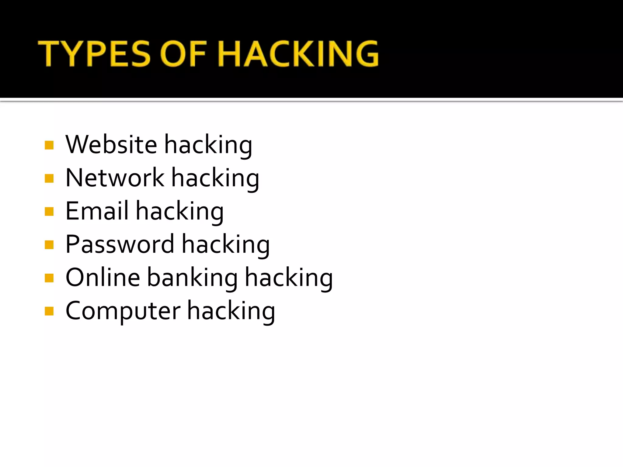 Ethical hacking | PPTX