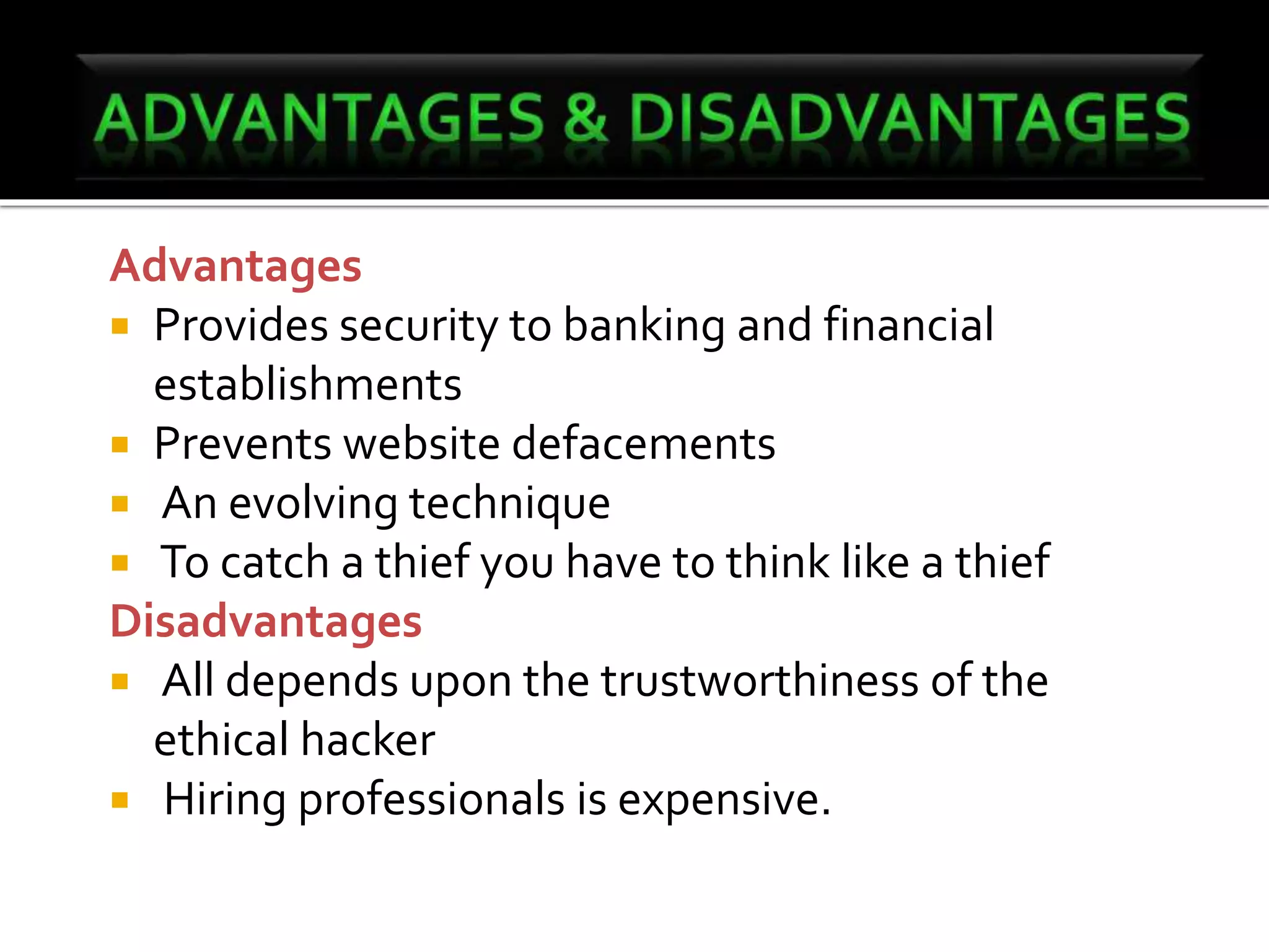 Ethical hacking | PPTX