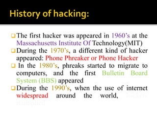 Ethical hacking | PPTX