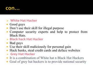 Ethical hacking | PPTX