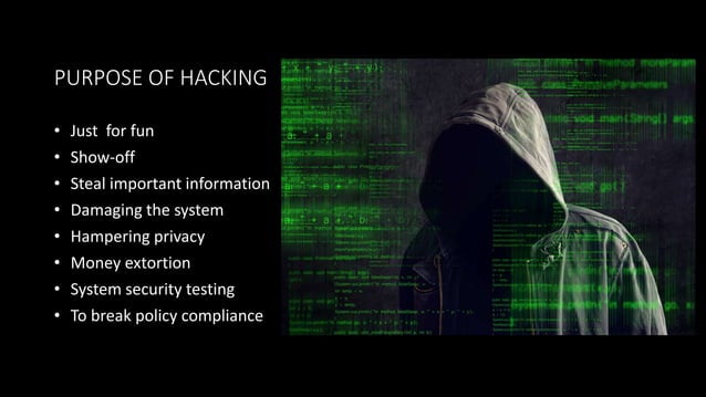 Ethical hacking Presentation | PPTX | Computing | Technology & Computing