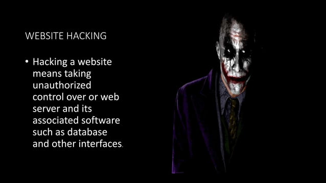 Ethical hacking Presentation | PPTX | Computing | Technology & Computing