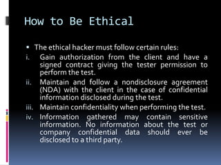 Ethical hacking11601031 (1) | PPTX