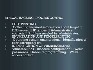 Ethical hacking and System administration | PPSX