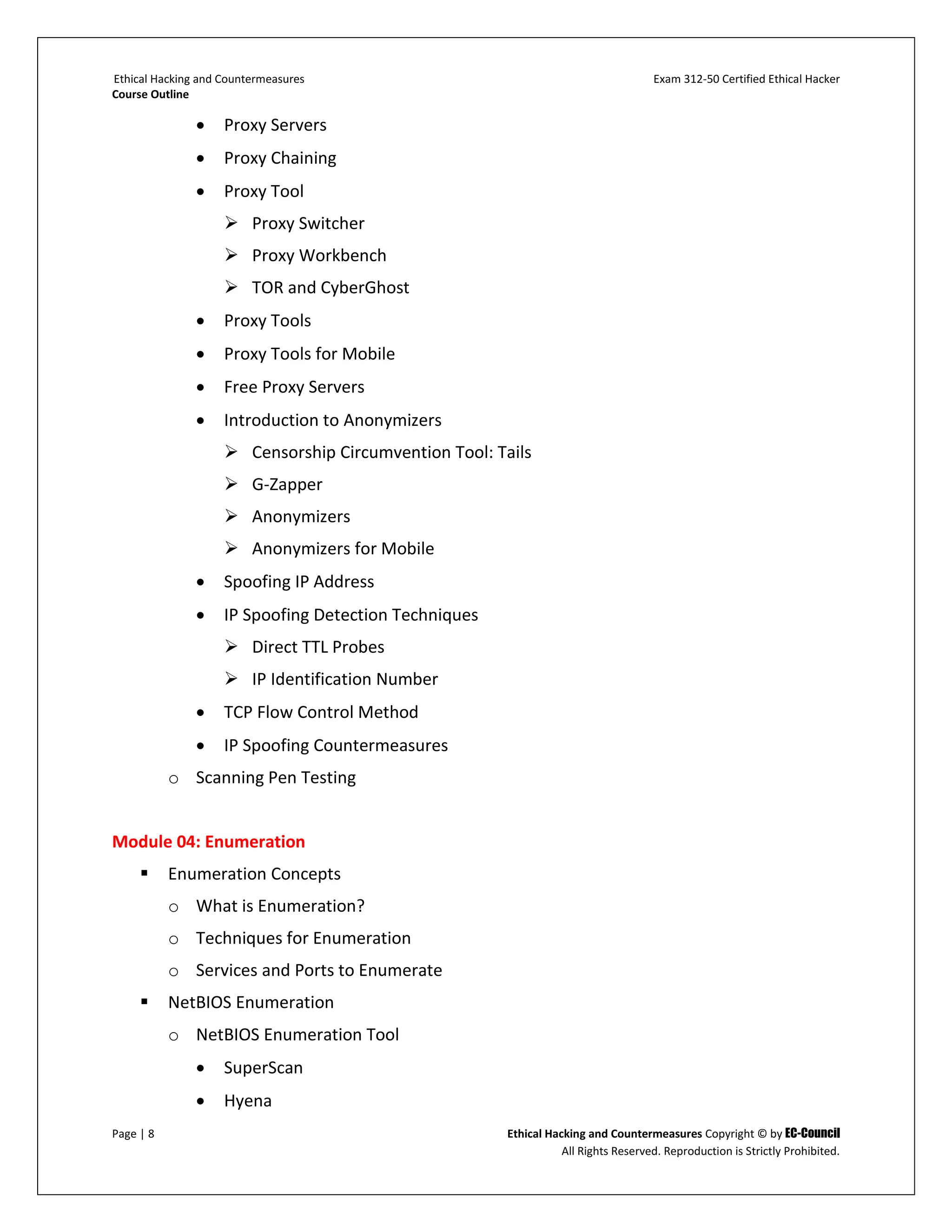 Ethical Hacking And Countermeasures Pdf