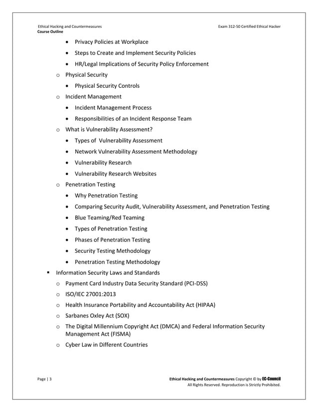 Ethical hacking and countermeasures | PDF