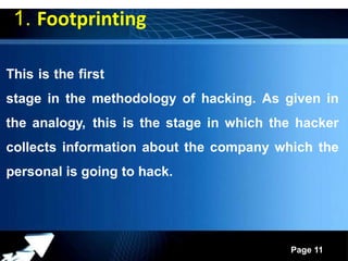 Ethical hacking and cyber security intro | PPTX