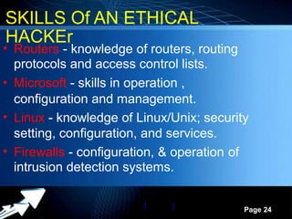 Ethical hacking and cyber security intro | PPTX