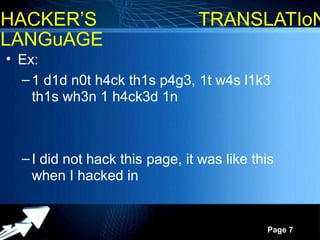 Ethical hacking and cyber security intro | PPTX