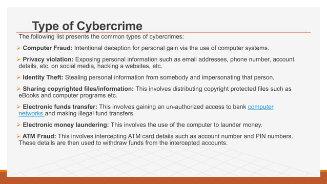 Ethical hacking Chapter 1 - Overview.pptx | Information and Network Security | Computing