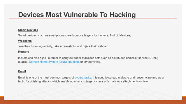 Ethical hacking Chapter 1 - Overview.pptx | Information and Network Security | Computing