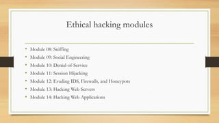 Ethical Hacking Course.pdf | Computing | Technology & Computing
