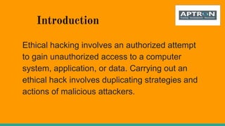 Ethical Hacking Training in Noida | PPT