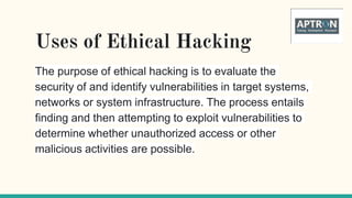 Ethical Hacking Training in Noida | PPT