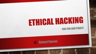 Ethical hacking for fun and profit | PDF