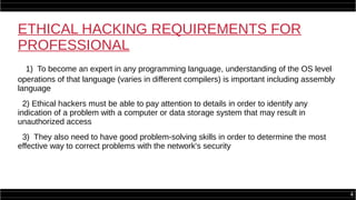 Ethical hacking for beginners and professionals | ODP