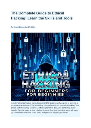 Master Ethical Hacking Basics Like a Pro | PDF