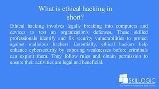 Ethical Hacking Training Institute in Pune | PPTX