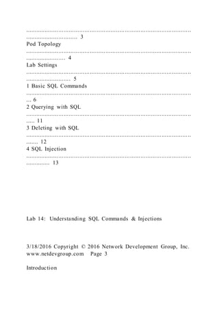 Ethical hacking lab series lab 14 understan | PDF