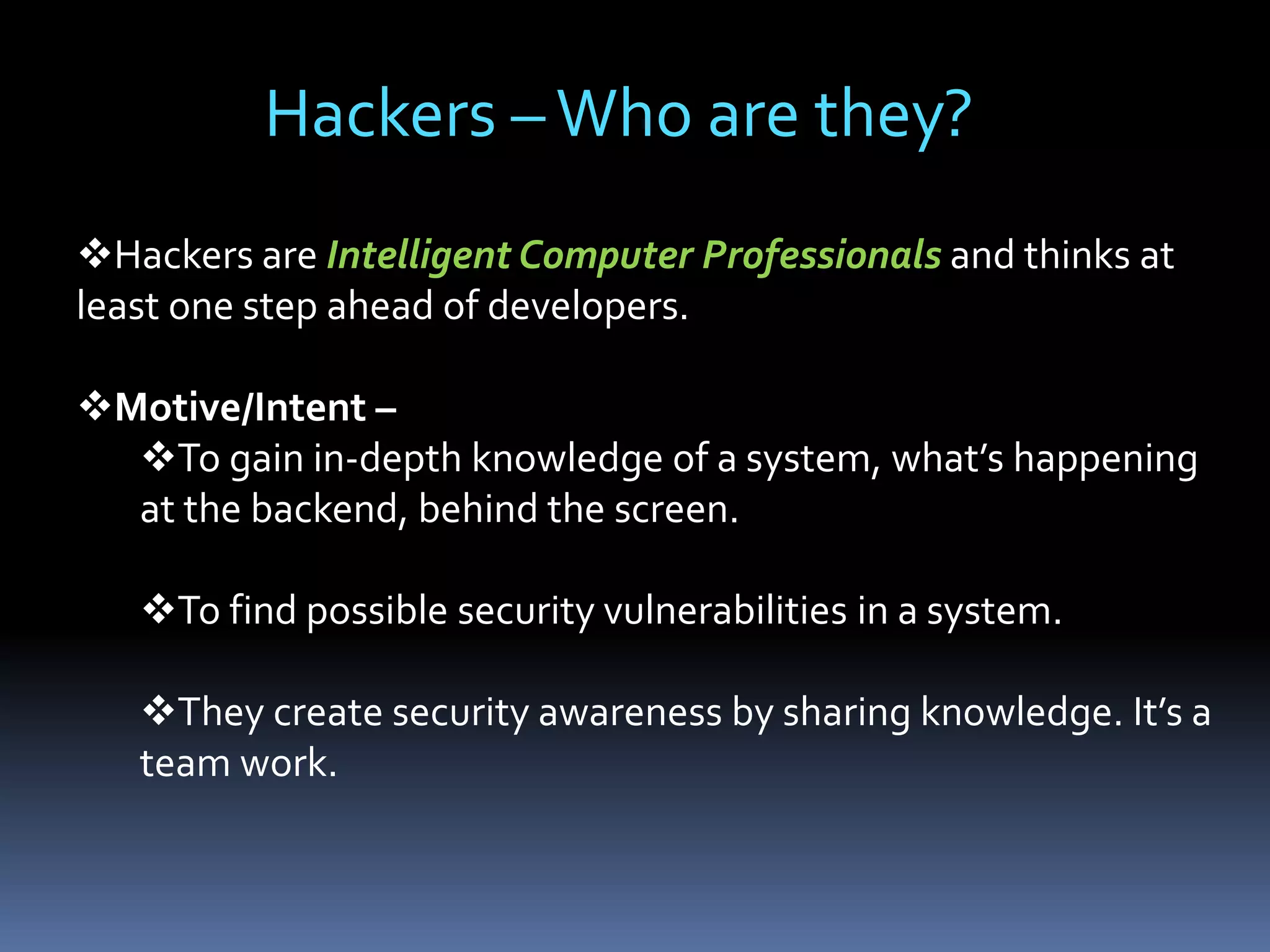 Ethical Hacking Overview | PPT