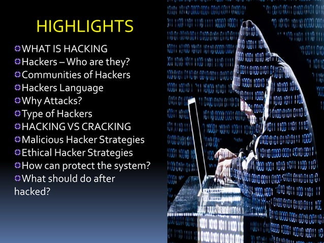 Ethical Hacking Overview | PPT