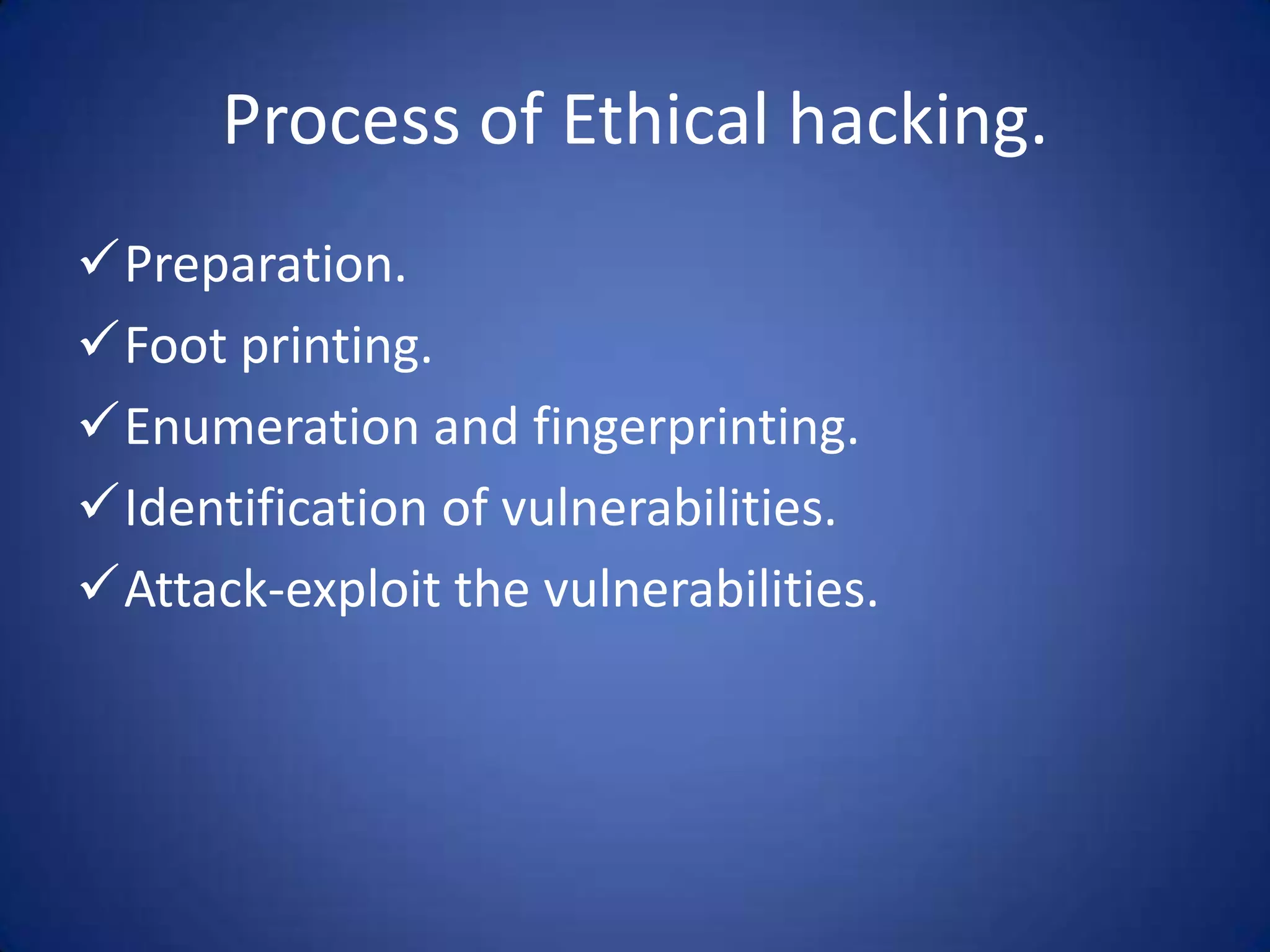 ethical hacking | PPT
