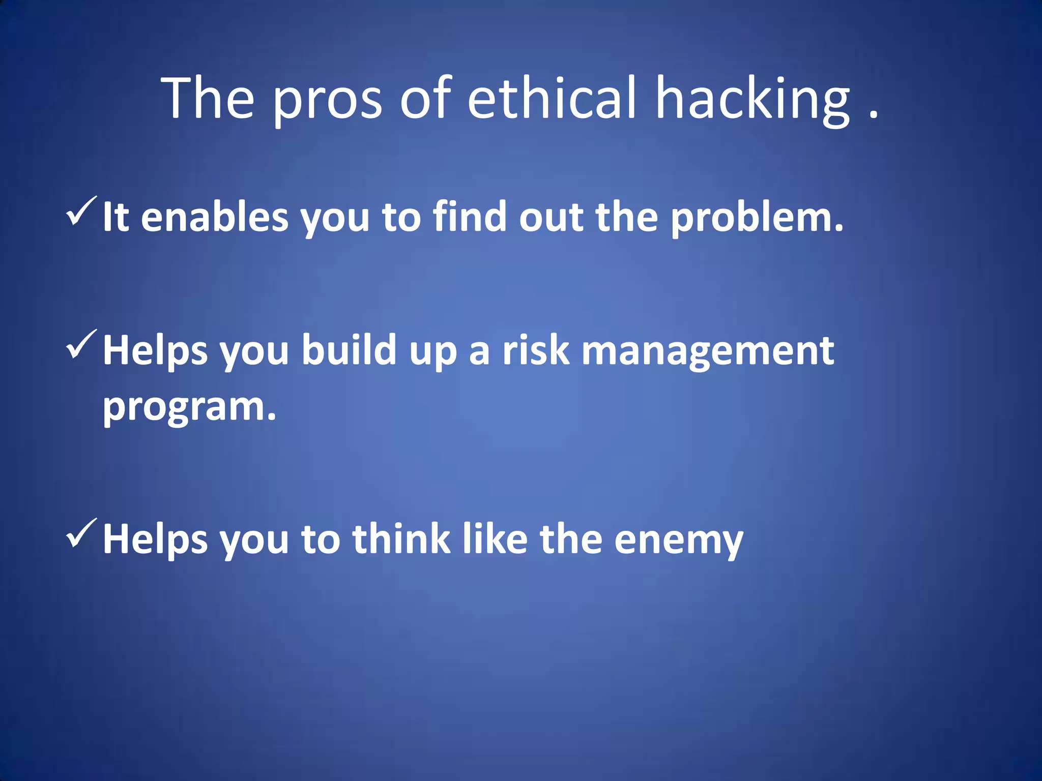 ethical hacking | PPT