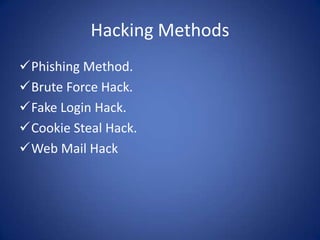 ethical hacking | PPT