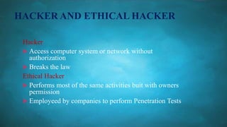 Ethical hacking | PPT