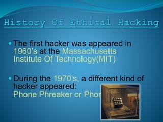 Ethical hacking presentation | PPT