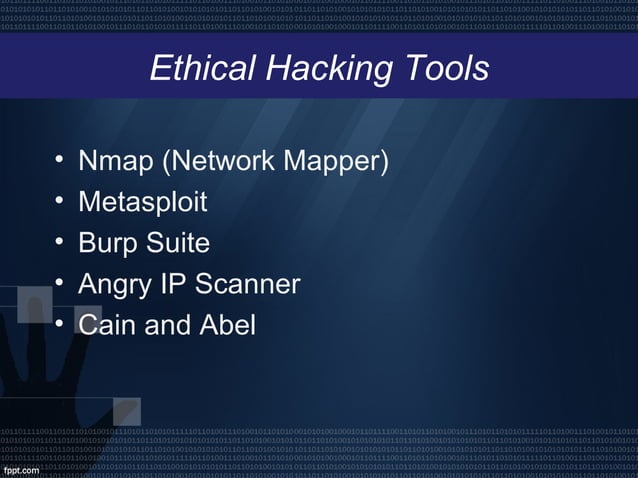 Ethical Hacking Powerpoint | PPT | Information and Network Security | Computing