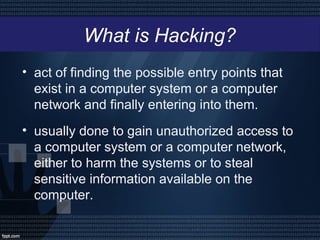 Ethical Hacking Powerpoint | PPT